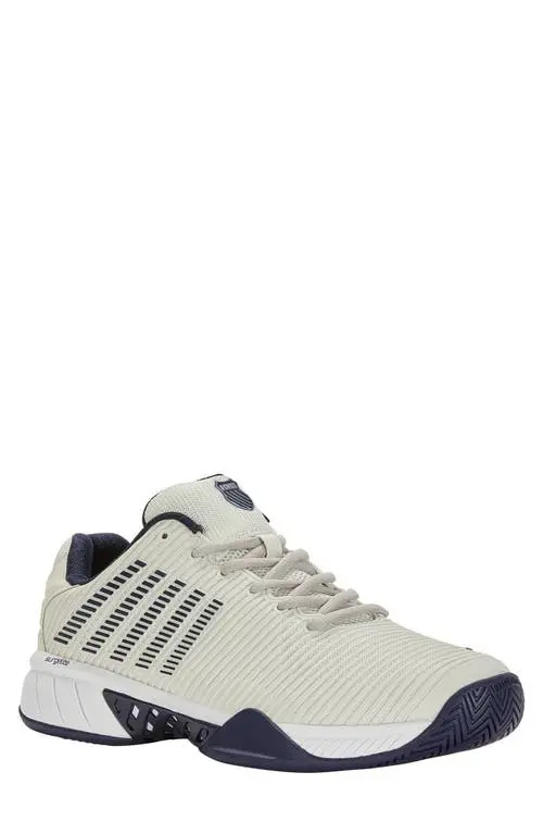 K-Swiss Hypercourt Express 2 Tennis Shoe - Gray/white/peacoat