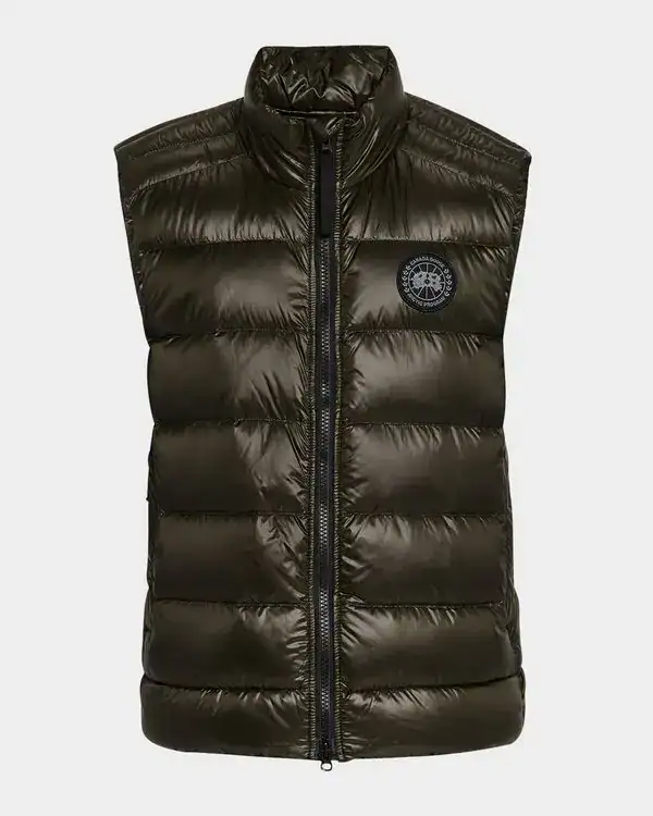 Canada Goose Crofton Disc Puffer Vest Volcano Editorialist