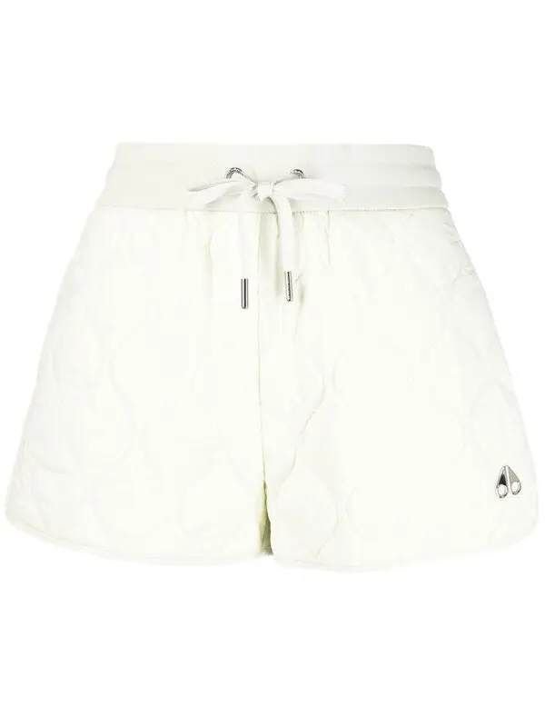 Moose Knuckles Quilted Recycled Nylon Shorts - Green