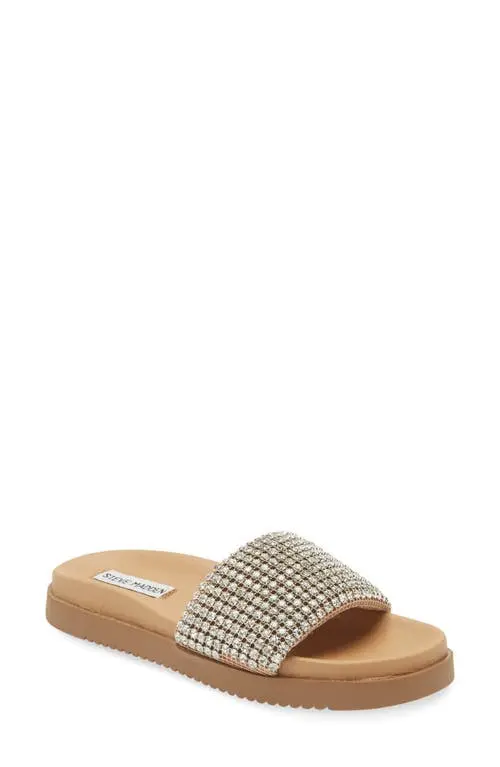 Buy Steve Madden Marren Slide Sandal - Black At 60% Off | Editorialist