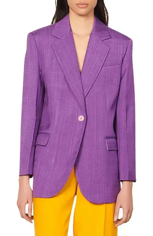 Sandro Harper Blazer - Purple | Editorialist