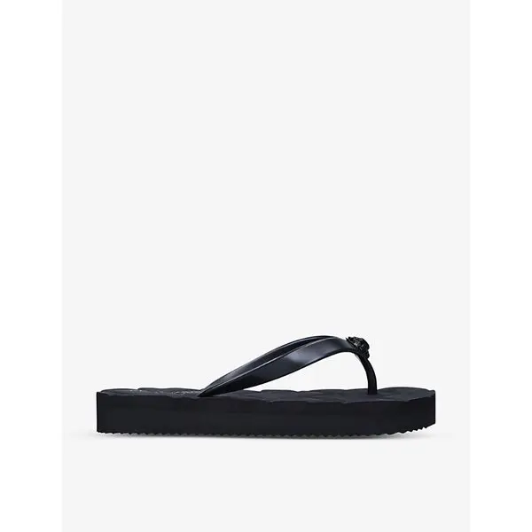 Kurt Geiger Kensington Q Two-post Flip Flops - Black