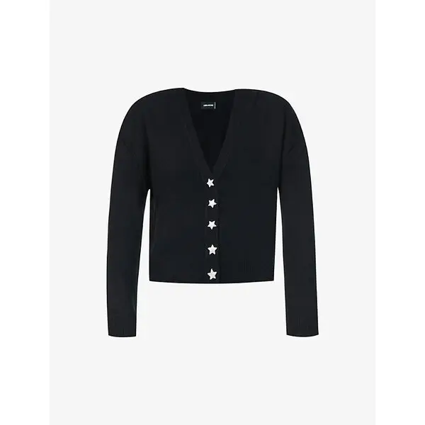 Zadig&Voltaire Mirka Star-button Cashmere Cardigan