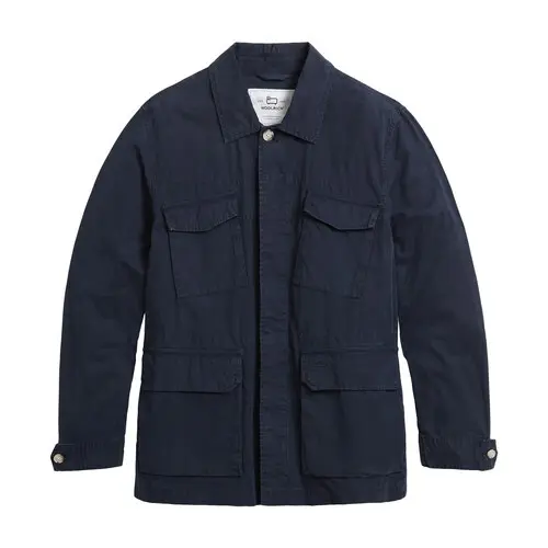Woolrich Crew Field Jacket - Melton Blue | Editorialist