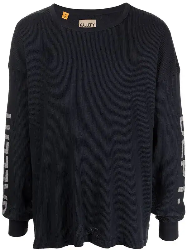Gallery Dept. Thermal Logo-Print T-Shirt In Blue - 52% Off