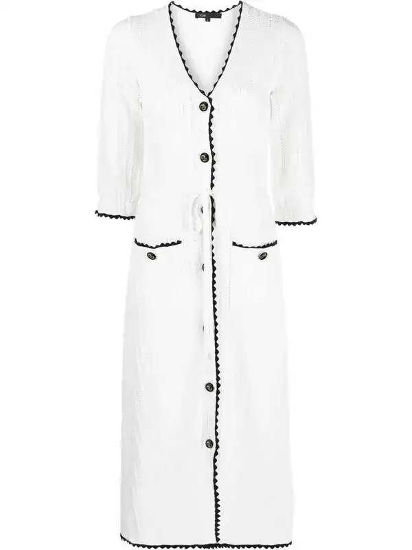 cable knit wrap dress Womens Cashmere Ribbed Knit Wrap Dress Long Sleeve V Neck Midi Dresses, Beige / XL