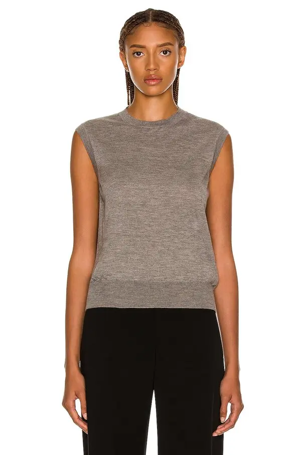 THE ROW Balham Sweater - Medium Grey