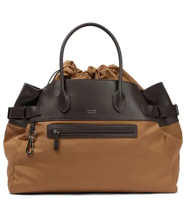The Row Margaux 17 Inside Out Canvas Tote Brown Editorialist