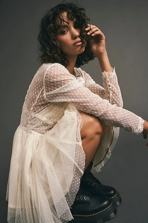 Nigel Preston Sweet Corset Mini Dress In Ivory - 75% Off | Editorialist