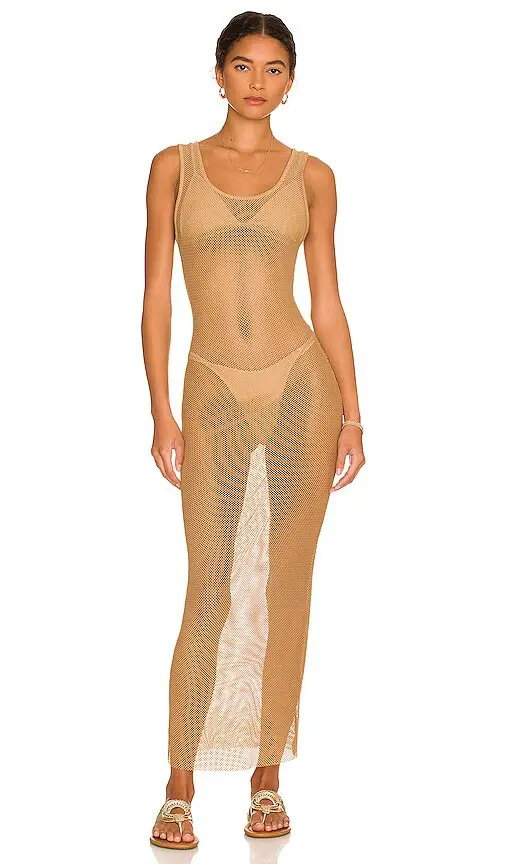 rose gold dress shoes men's STRAPPY FISH NET CRYSTALLINE STRAIGHT DRESS | CULT MIA main image 1