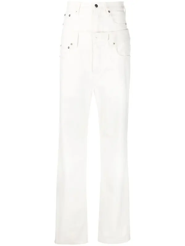 AC9 Panelled High-waisted Trousers