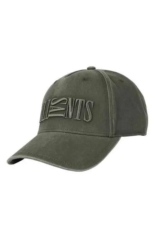 All Saints Oppose Baseball Cap - Meadow Green