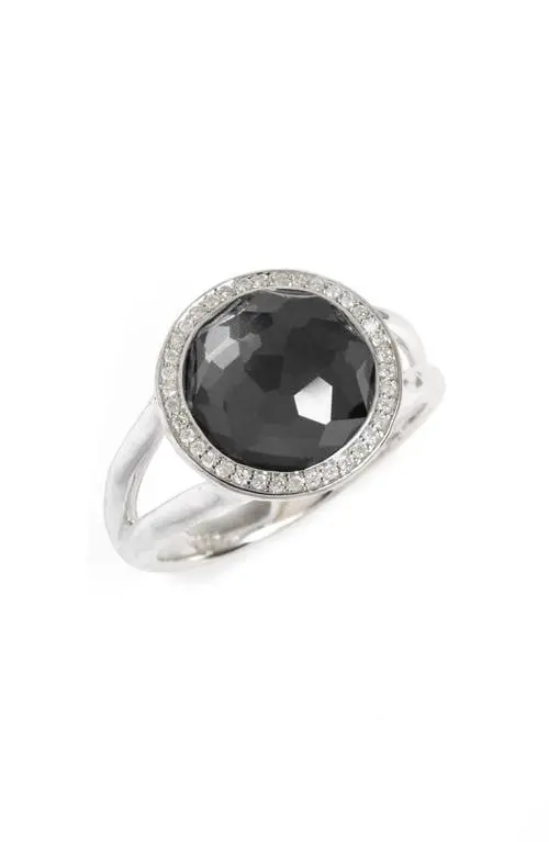 Ippolita Mini Stellalollipop Cocktail Ring - Silver/hematite