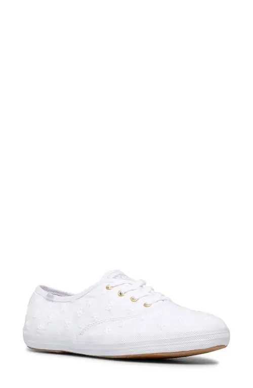 Buy Keds® Champion Daisy Eyelet Sneaker White At 40 Off Editorialist