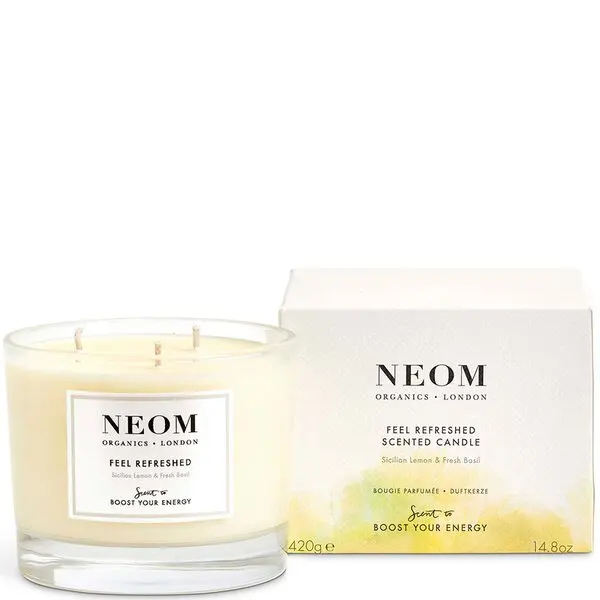NEOM ORGANICS Feel Refreshed Scented 3 Wick Candle
