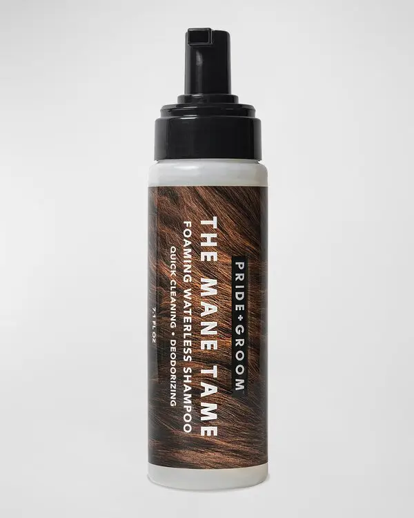 PRIDE + GROOM 7.1 Oz. The Mane Tame Foaming Waterless Pet Shampoo