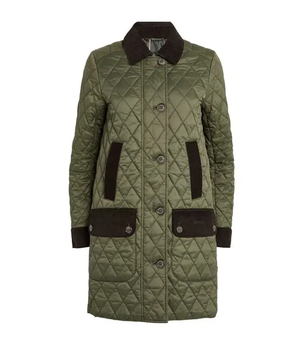 Barbour Constable Quilted Jacket In Green - 52% Off | Editorialist