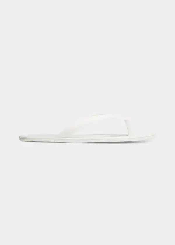 Maison Margiela Tabi Split-Toe Rubber Flip-Flops In Off/White 51
