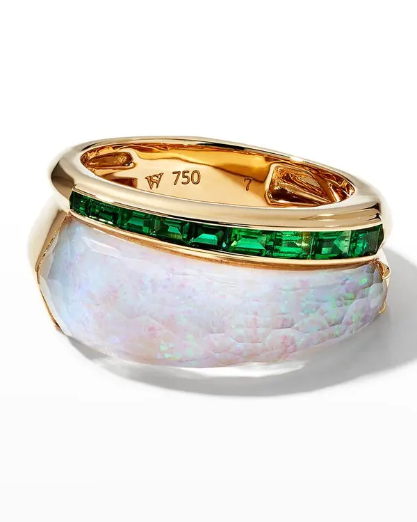Stephen Webster Slimline Ring Set With Gemstones