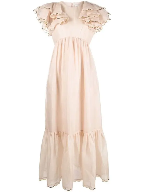 chinese dress ladies Hypnotic Linen And Silk Mini Dress