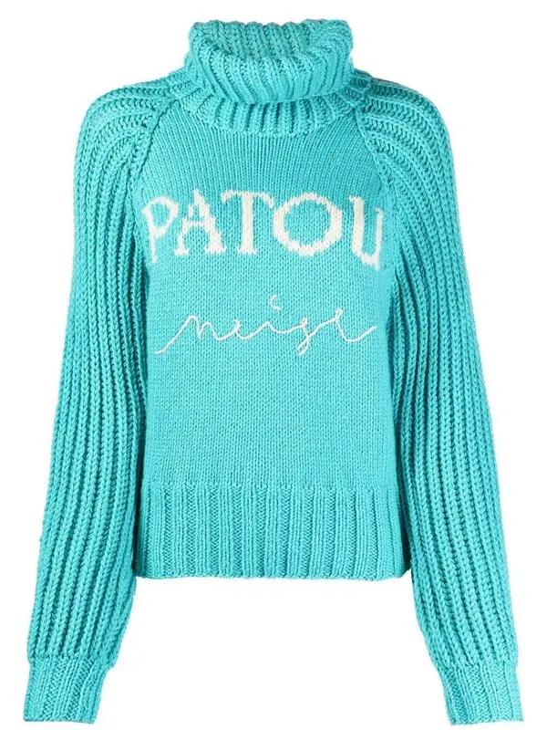 Patou Intarsia-knit Logo Jumper