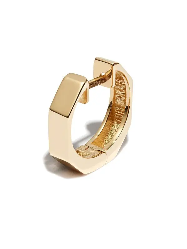 Luis Morais 14kt Yellow Huggie Earring
