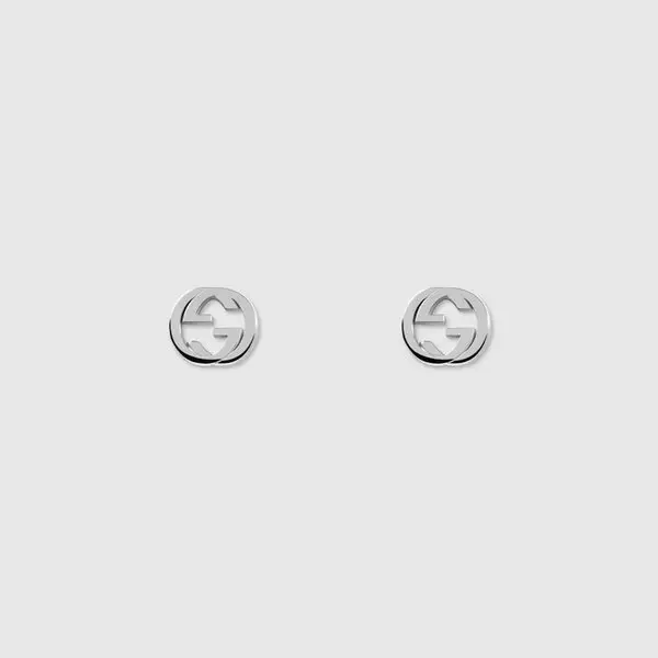 Gucci Interlocking G Stud Earrings