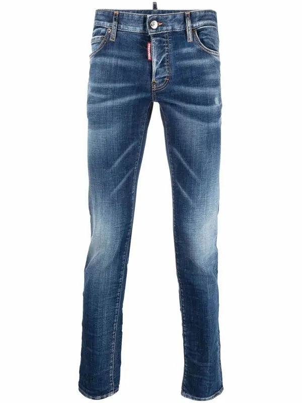 Dsquared2 Stonewashed Skinny Jeans