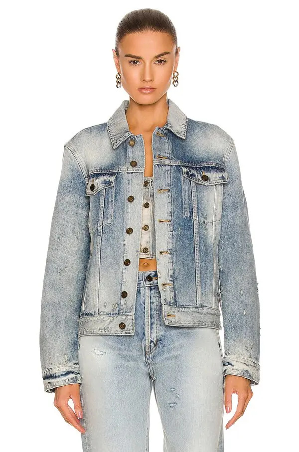 Saint Laurent Boyfriend Denim Jacket