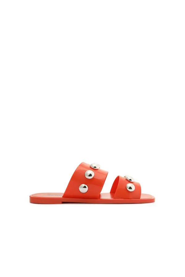 Schutz Lizzie Jelly Sandal In Orange 50% Off Editorialist