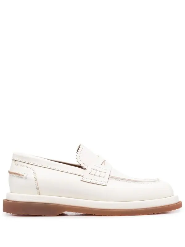 BOTTERO Round-toe Penny Loafers