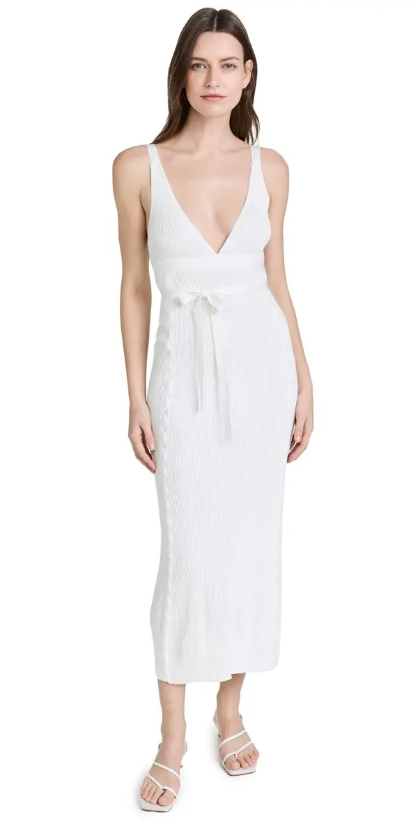 Buy Devon Windsor Octavia Dress - Off White At 30% Off | Editorialist