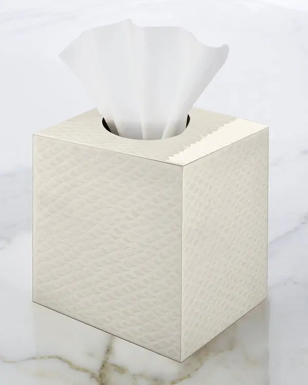 MIKE & ALLY Pacific Tissue Box Cover - Moonglow