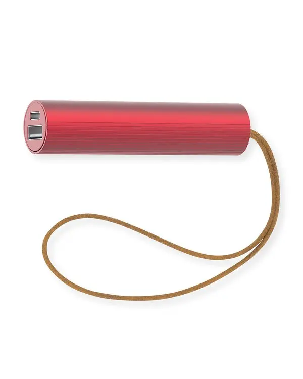 Lexon Design Fine Tube Power Bank 2 - Red | Editorialist