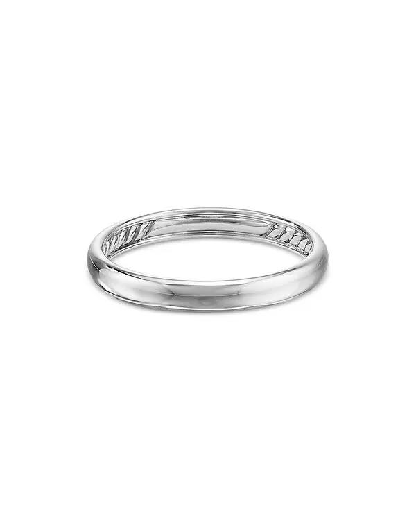 David Yurman 18k Gold Classic Band - White