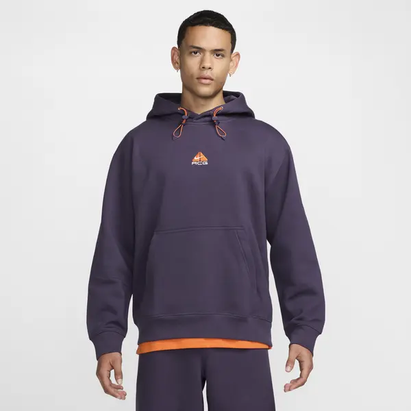 Nike Acg Therma-Fit Fleece Pullover Hoodie In Purple 20% Off