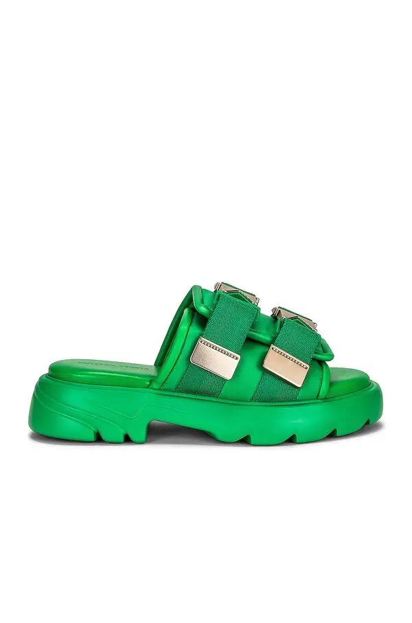 Bottega Veneta Flash Buckle Sandals - Grass