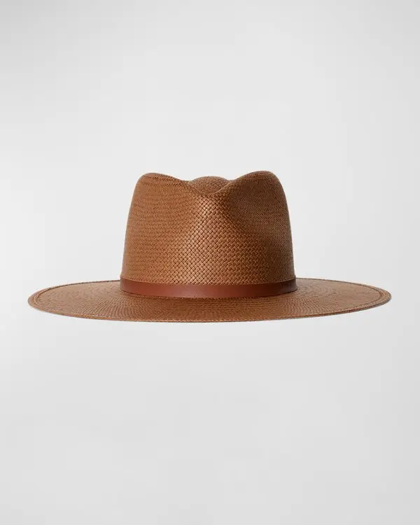 Janessa Leoné Sherman Packable Fedora - Brown