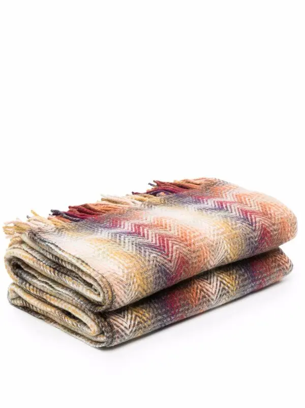 Missoni Zigzag-embroidered Blanket