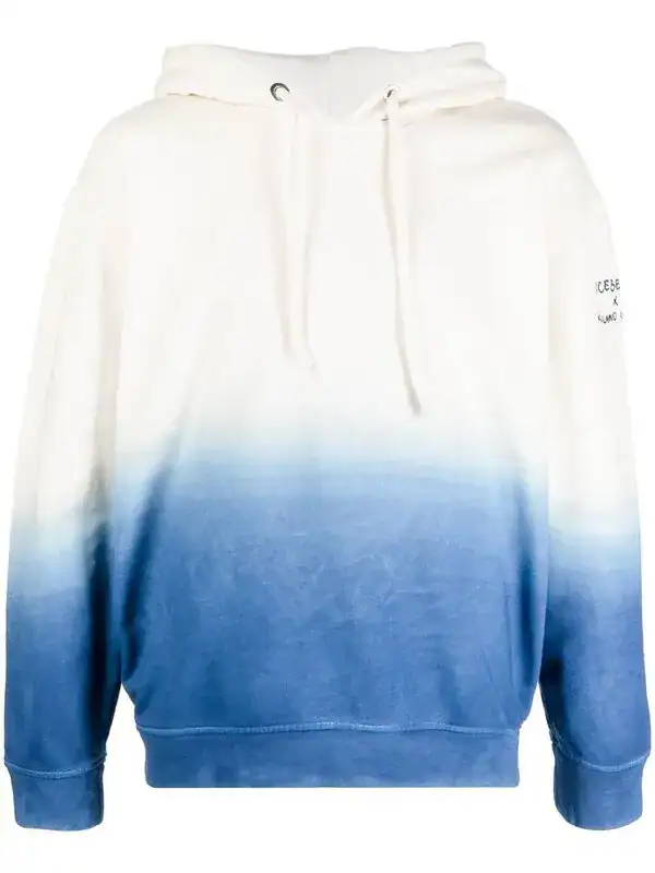 Iceberg X Kailand Morris Gradient Hoodie In Blue 57% Off