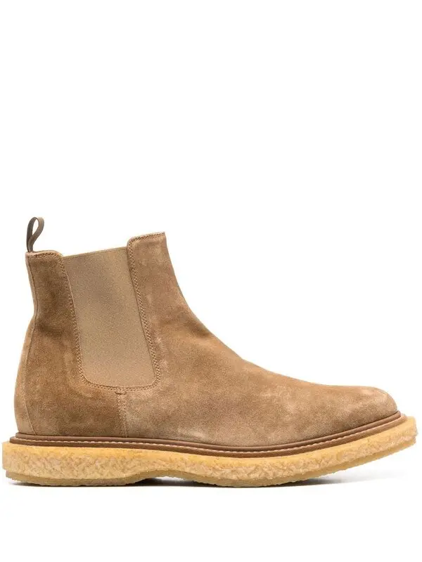 Officine Creative Bullet Suede Chelsea Boots - Neutrals