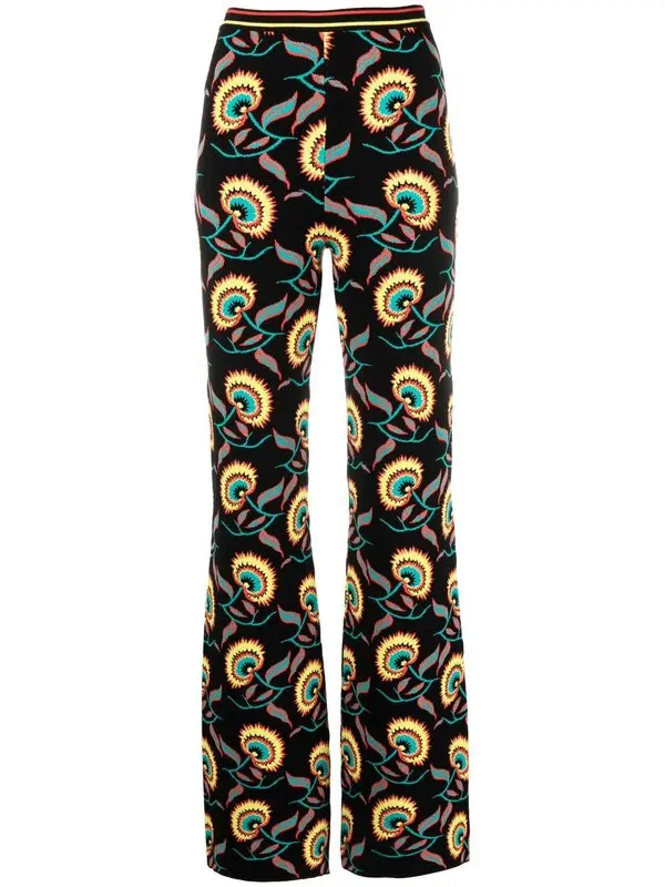 Rabanne Floral-print Trousers