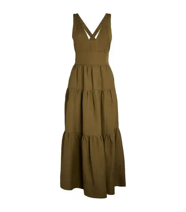 Shona Joy Juliana Midi Dress In Green - 32% Off | Editorialist