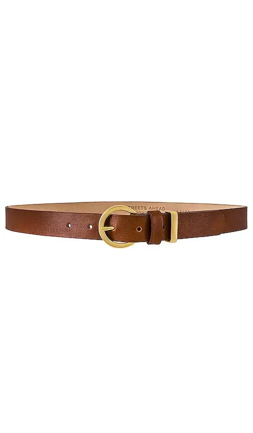 Streets Ahead Minny Leather Waist Belt - Cognac