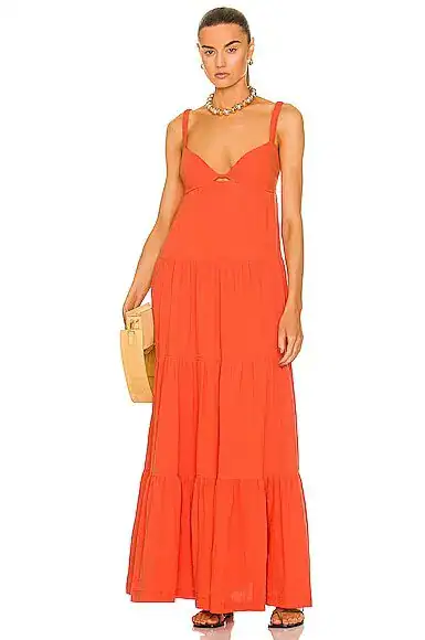 strapless open back dress Burnt Orange Velvet V-Neck Bridesmaid Dress Mermaid Floor-Length main image 0