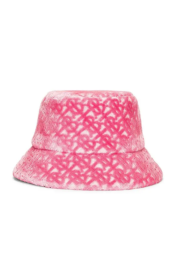 Buy Burberry Towel Embroidery Bucket Hat - Pink At 67% Off  display picture 3