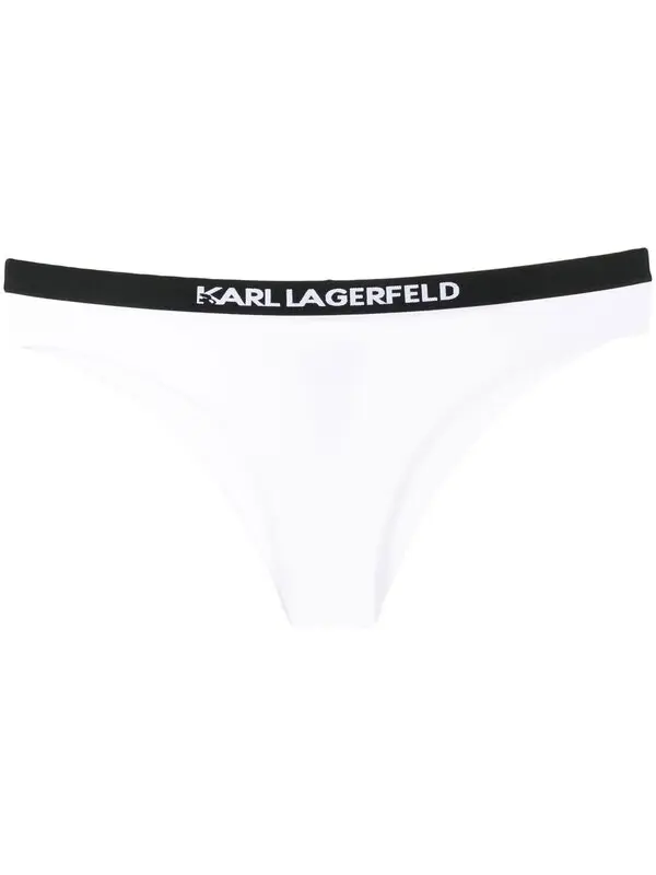 Karl Lagerfeld Logo-waisted Bikini Brief