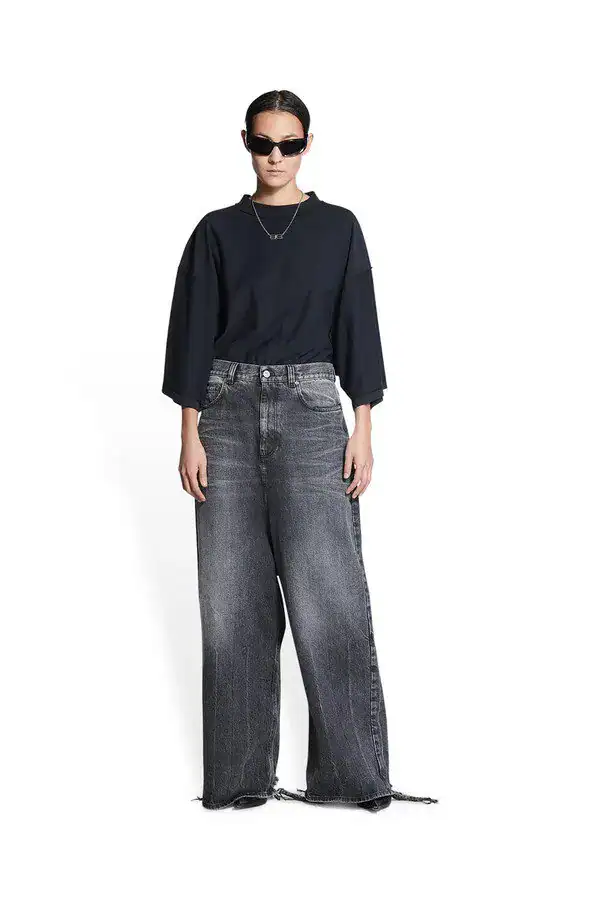 Balenciaga Low Crotch Jeans - Black | Editorialist