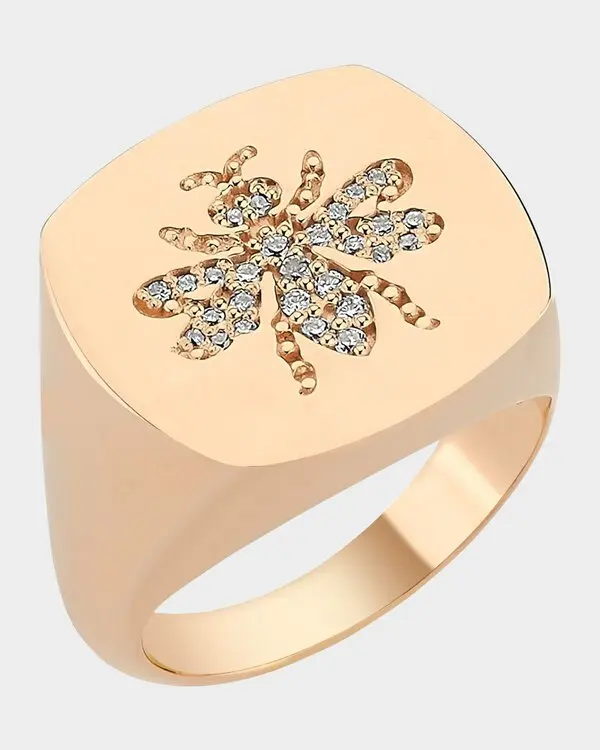 BEE GODDESS Bee Silhouette Ring