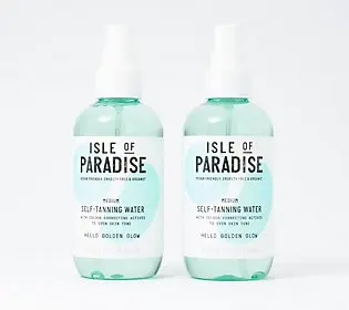 ISLE OF PARADISE Self Tanning Water Duo